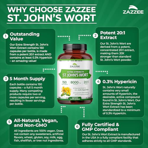 st. john's wort capsules for well-being