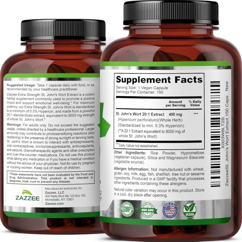 st. john's wort extract for anxiety