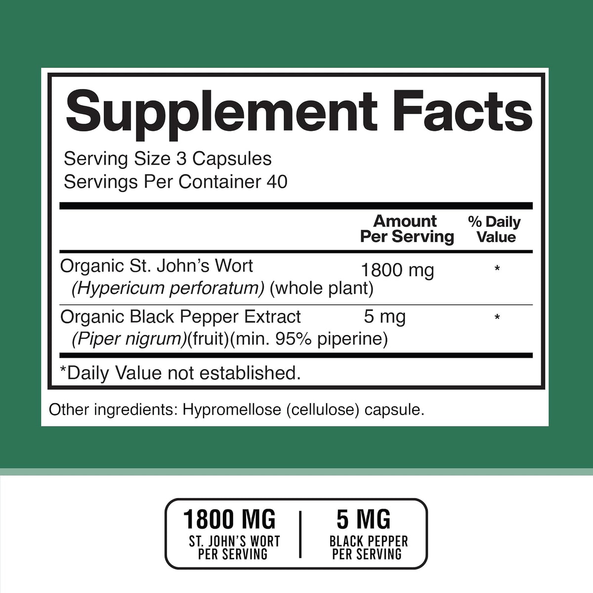 St. John's Wort for emotional wellness