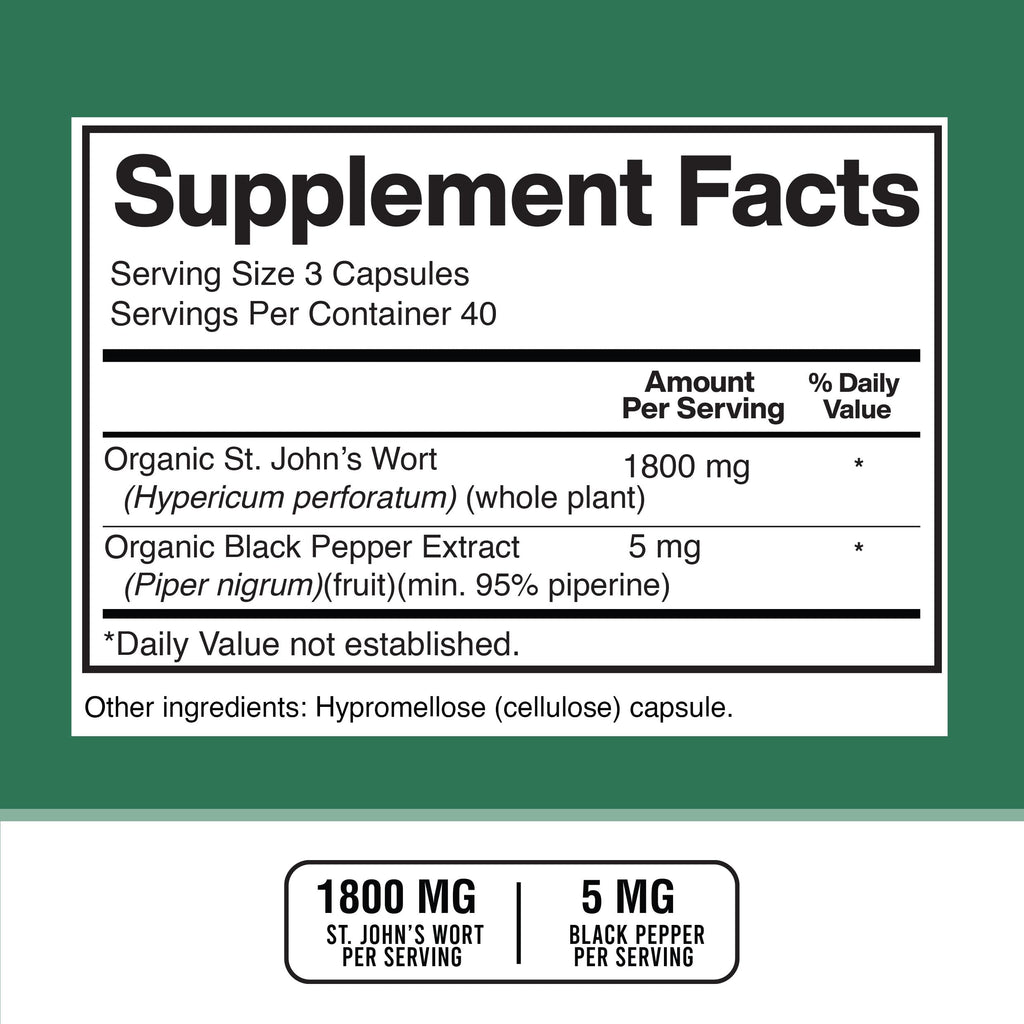 st. john's wort for stress relief