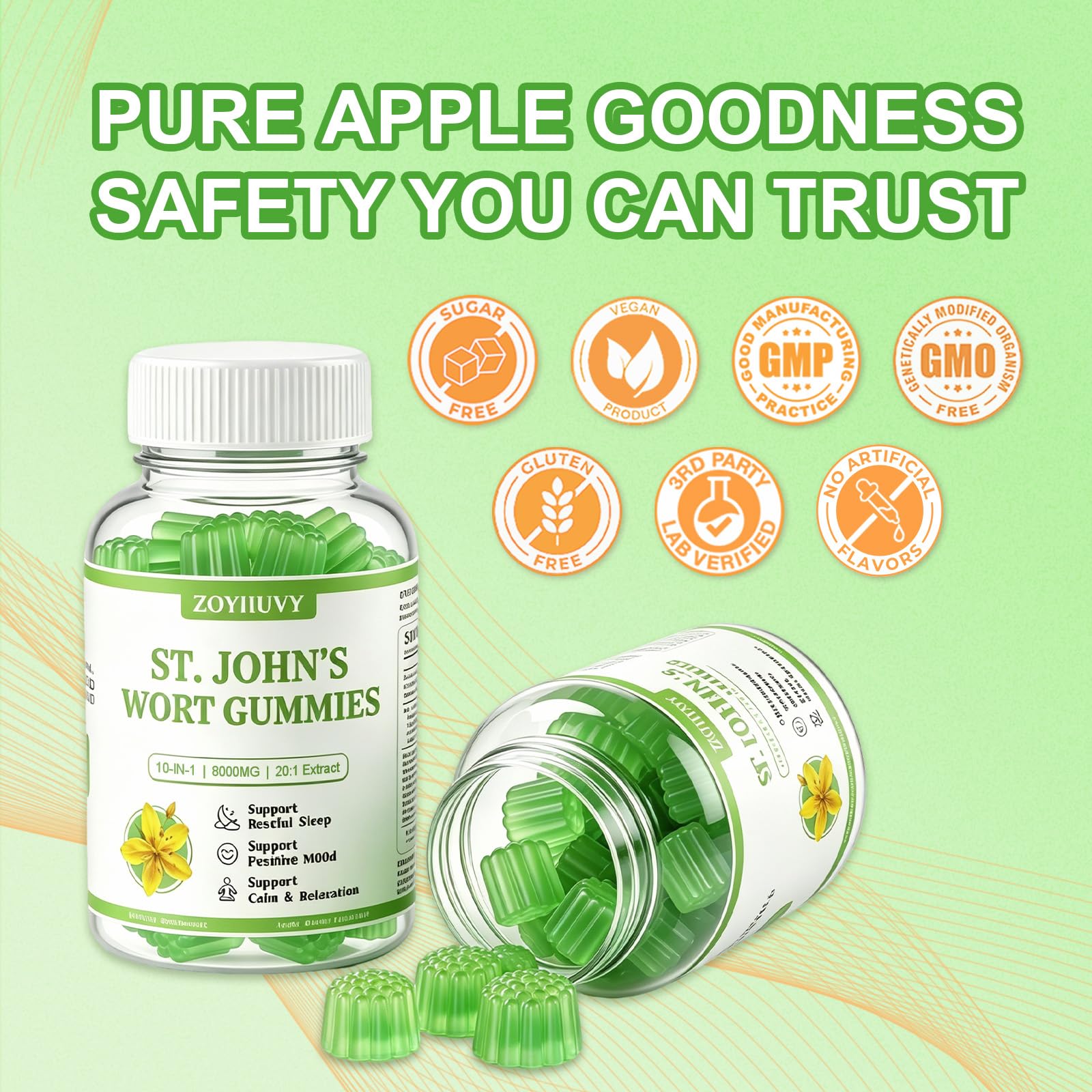 St. John's Wort gummies for emotional balance