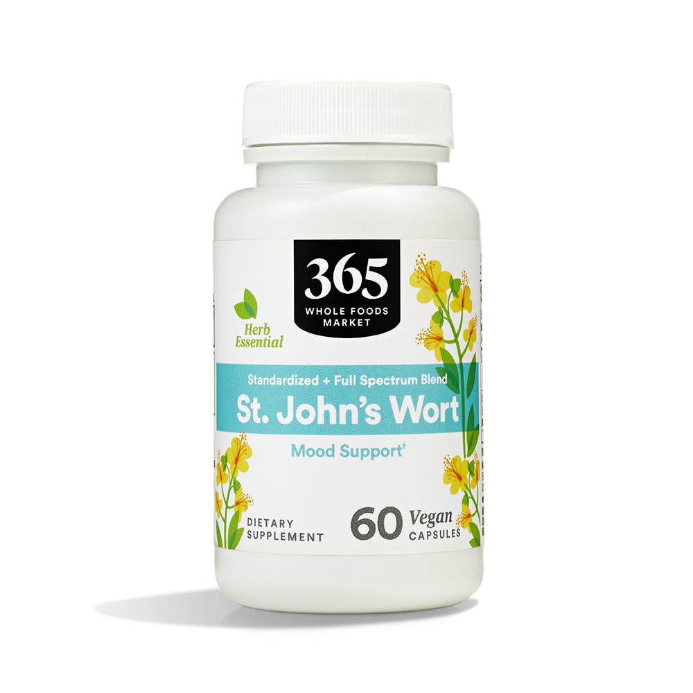 St John's Wort herbal supplement capsules