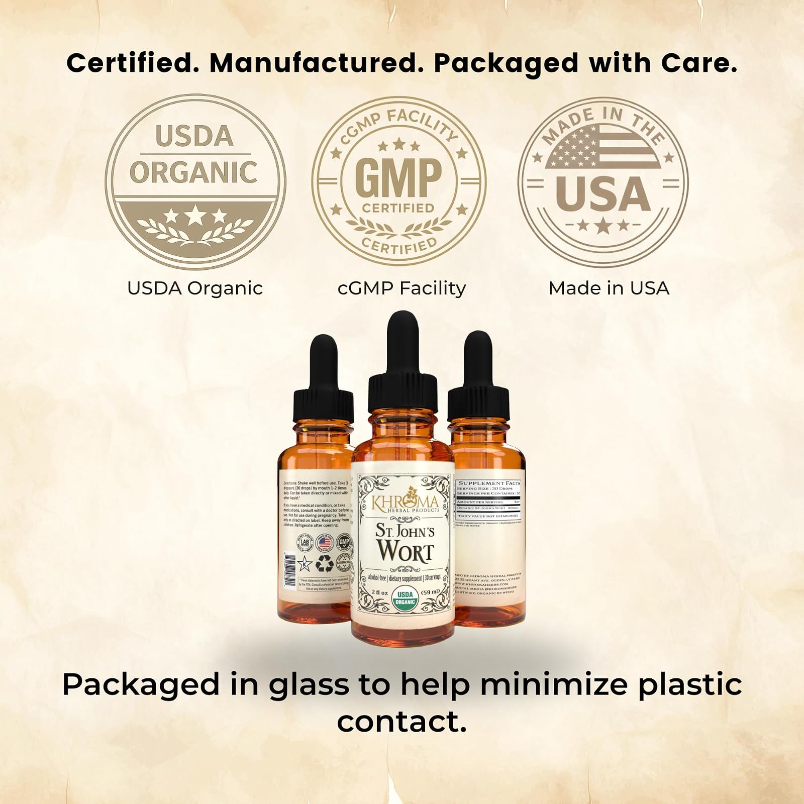 St John's Wort liquid for easy dosing