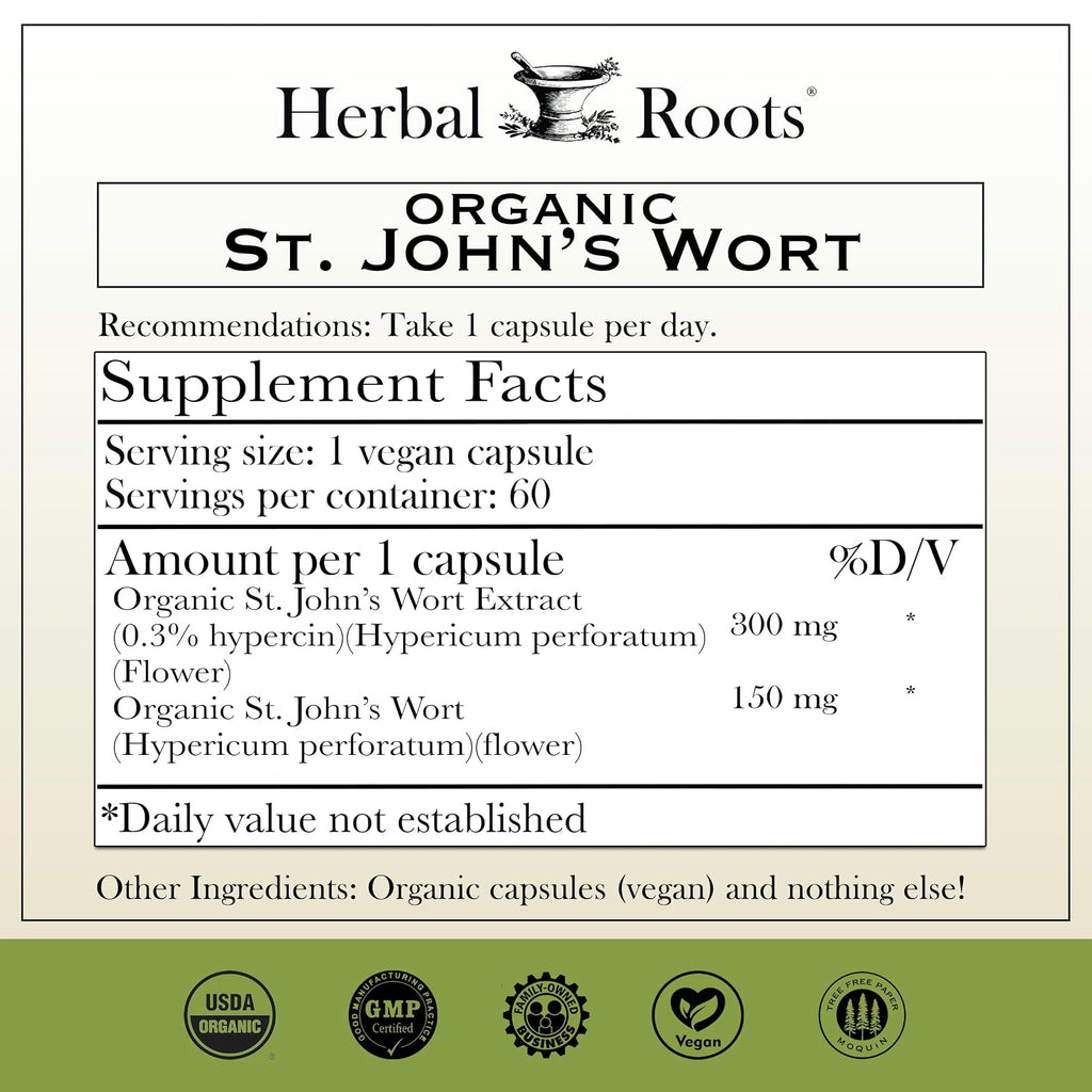 St. John's Wort mood support capsules