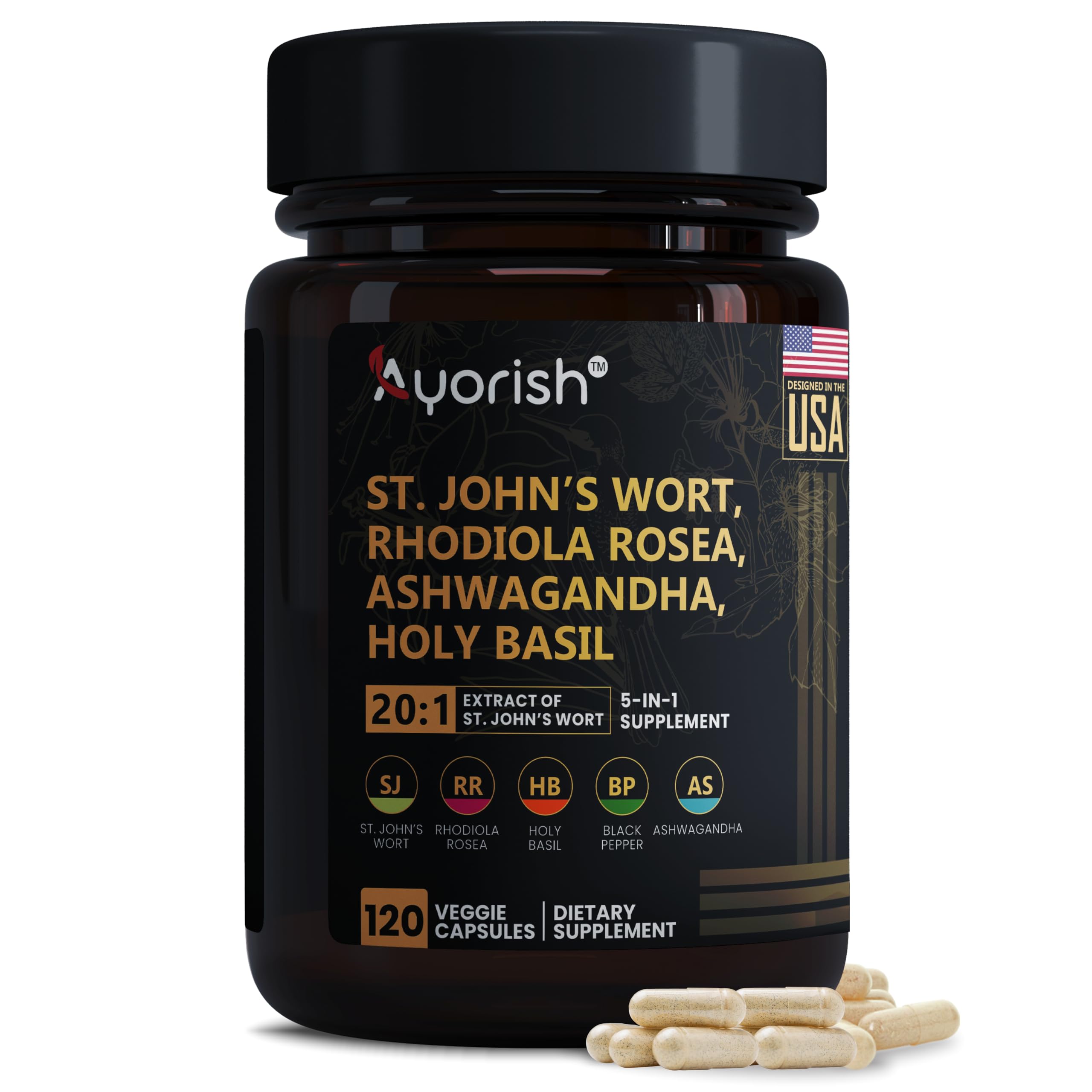 st. john's wort mood support capsules