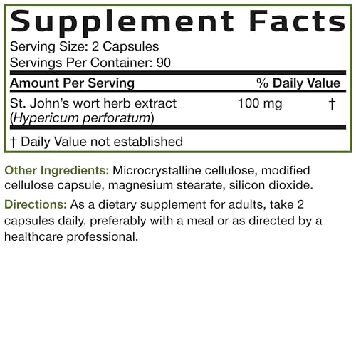 st. john's wort oil alternative supplement