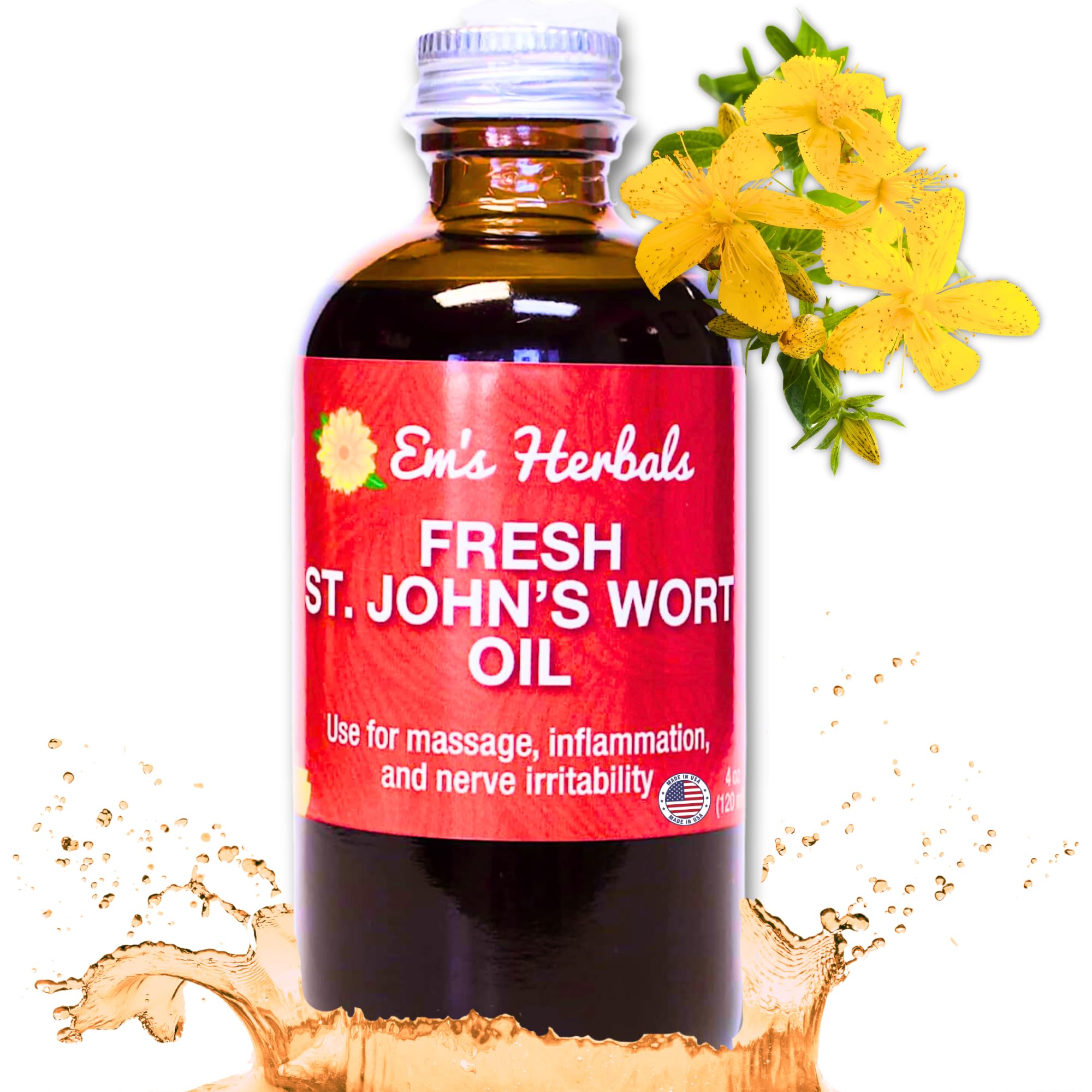 st. john's wort oil for nerve relief