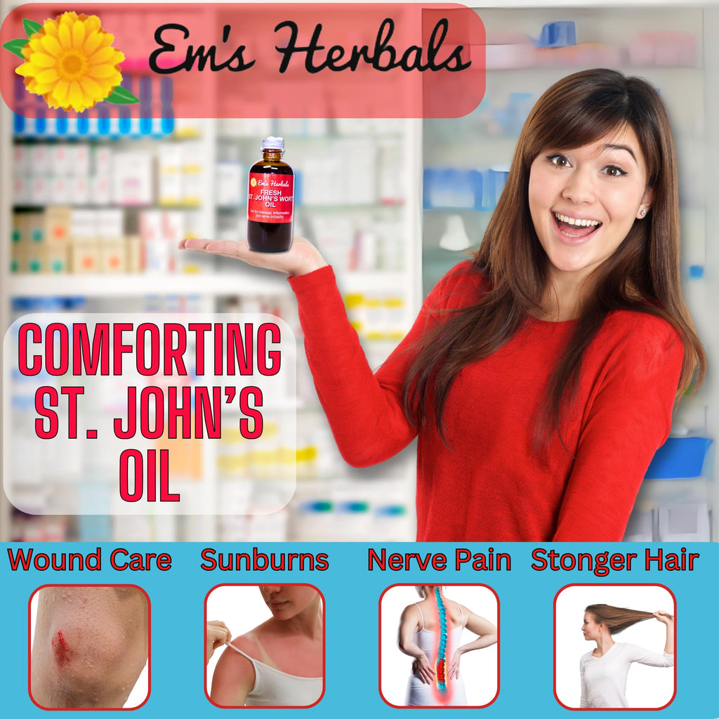 st. john's wort oil for stretch marks