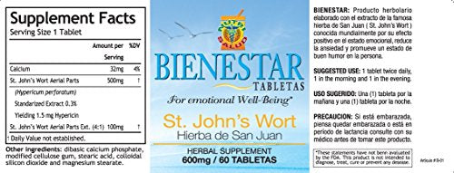 st. john's wort tablets for stress relief