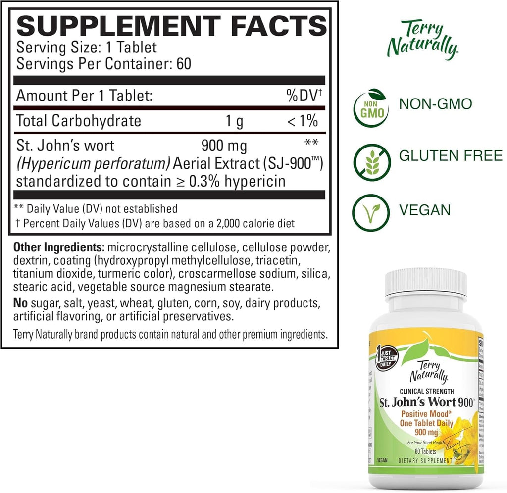 st. john's wort tablets for well-being