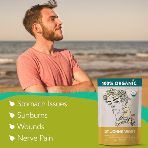 St John's Wort tea for stress relief