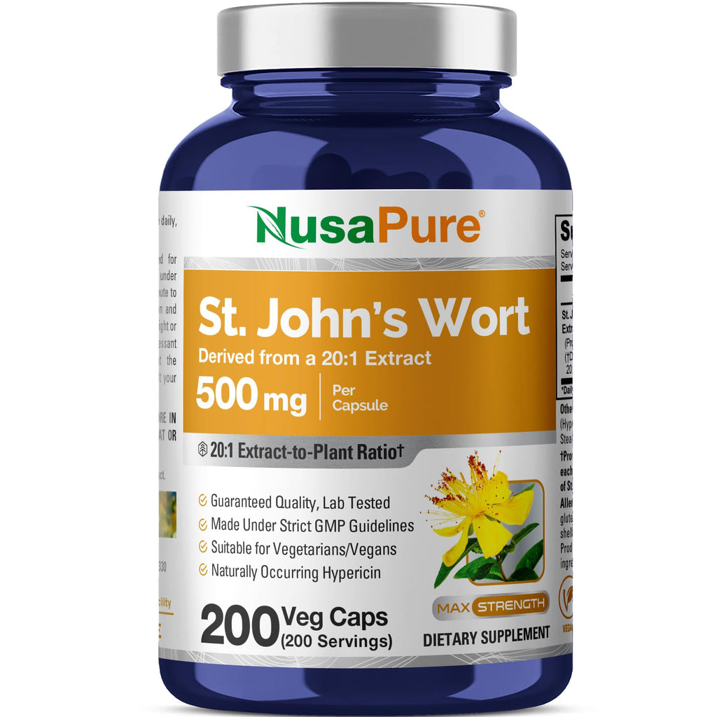 st. john's wort vegan capsules