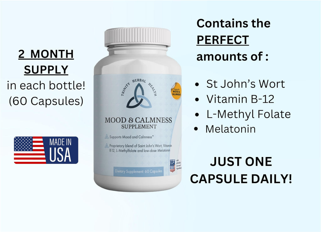 St John's Wort vitamin blend for calmness