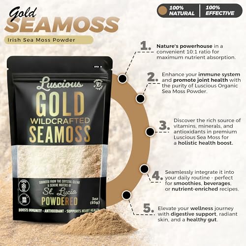 St. Lucia sea moss for immune support