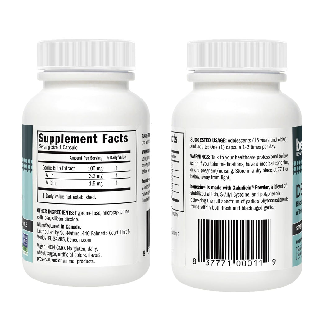 Stabilized allicin capsules for health