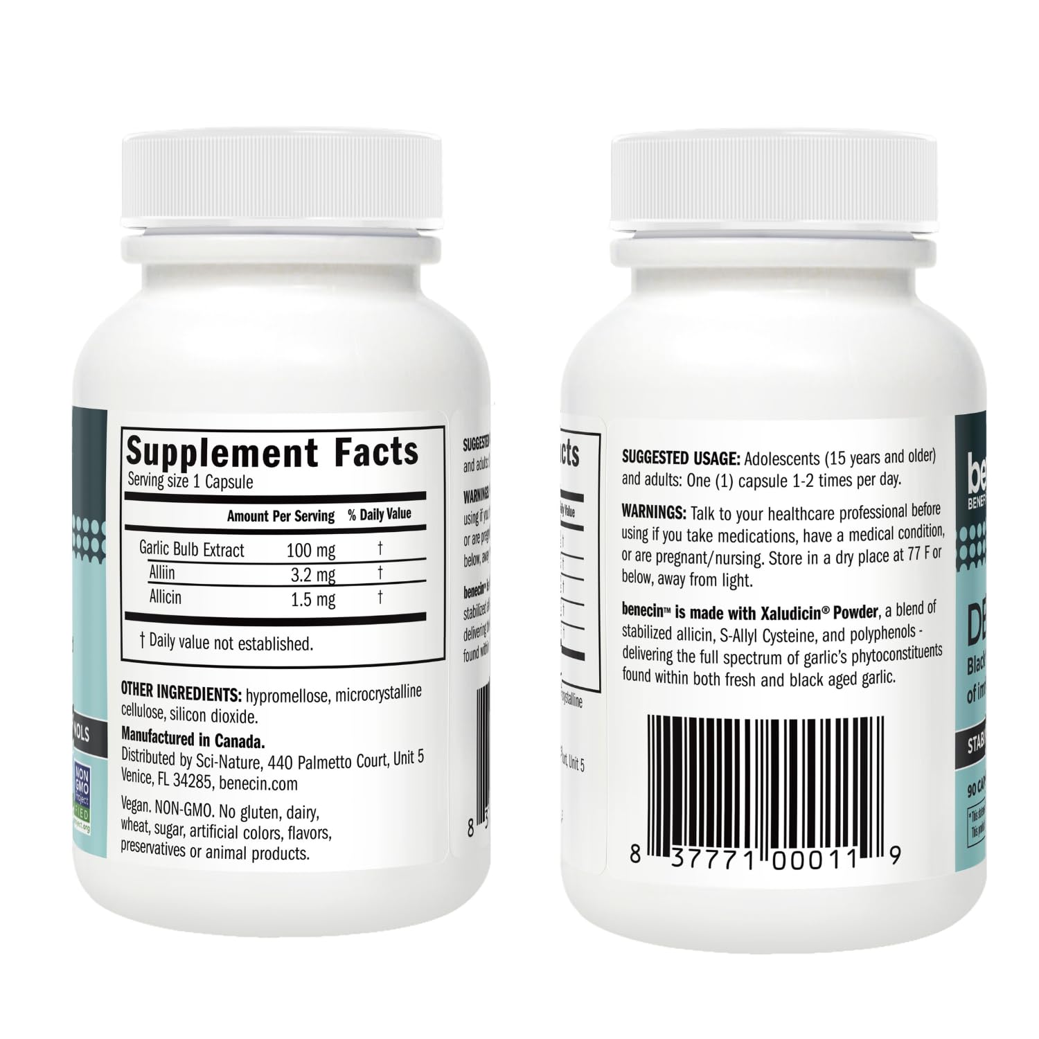Stabilized allicin capsules for health
