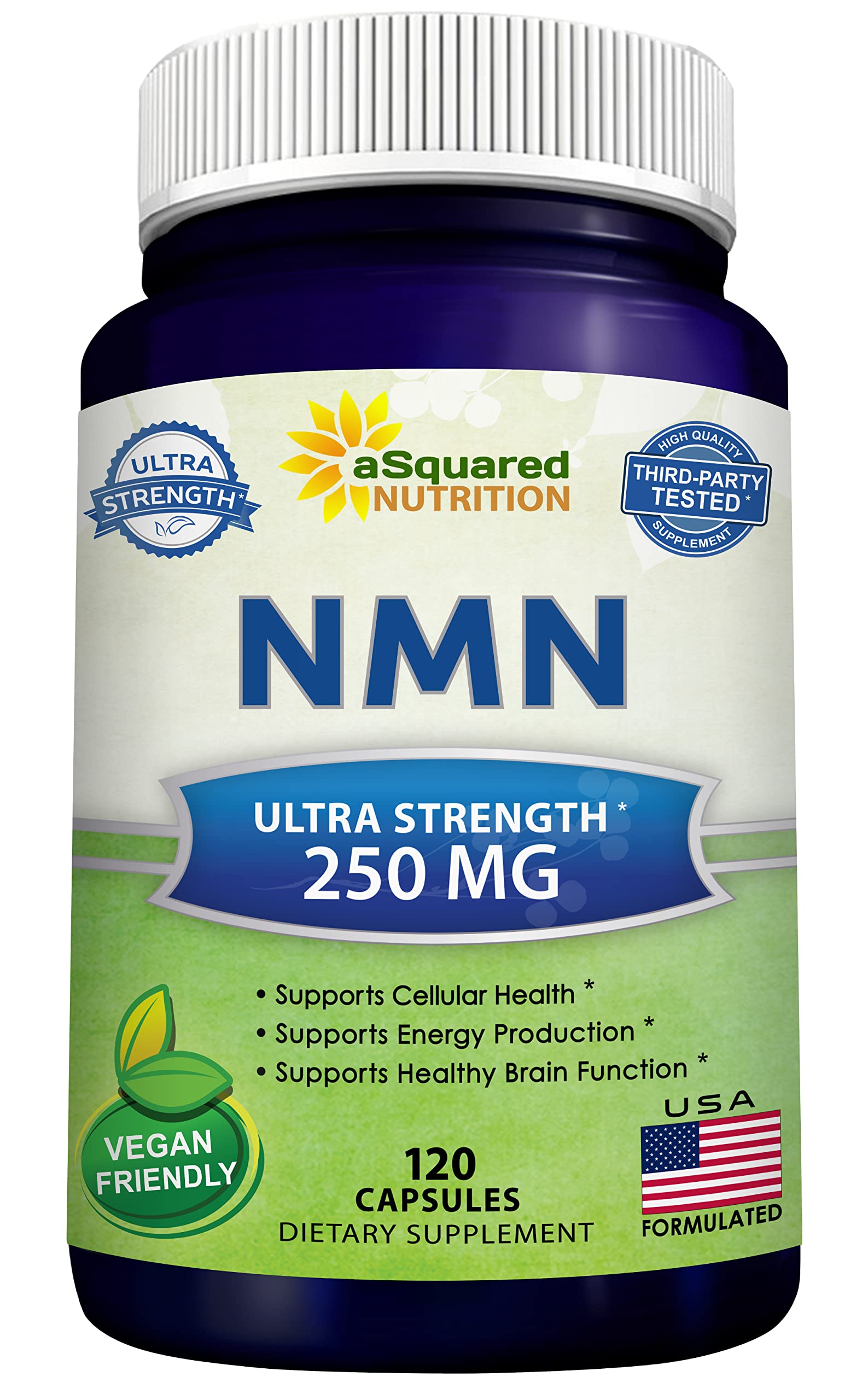 Stabilized NMN supplement for energy