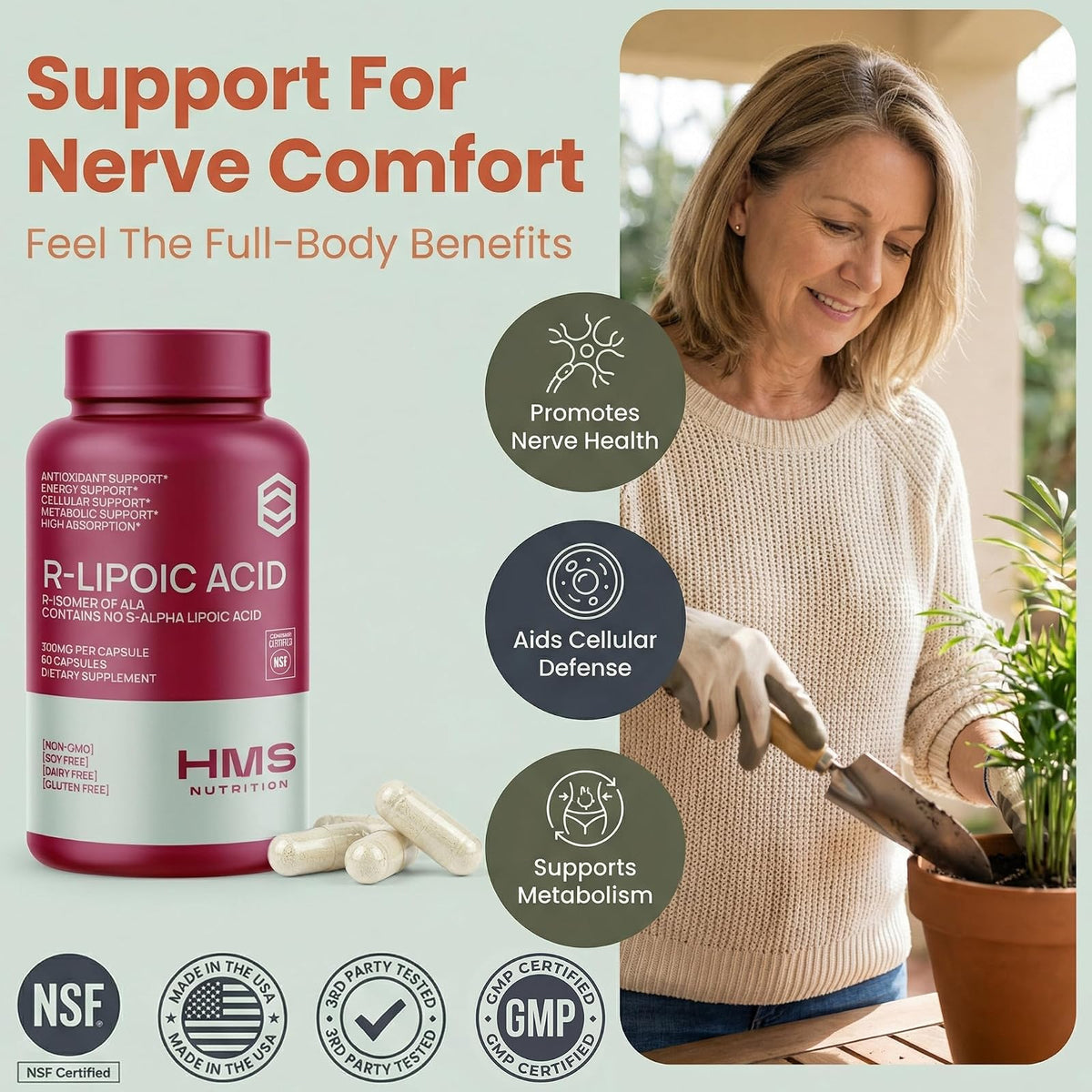 stabilized R-lipoic acid benefits