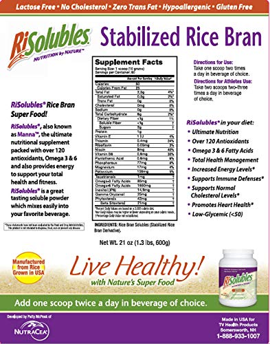 Stabilized rice bran for energy