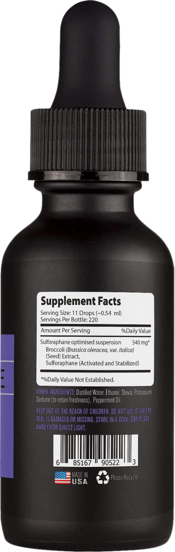 Stabilized sulforaphane for immune support
