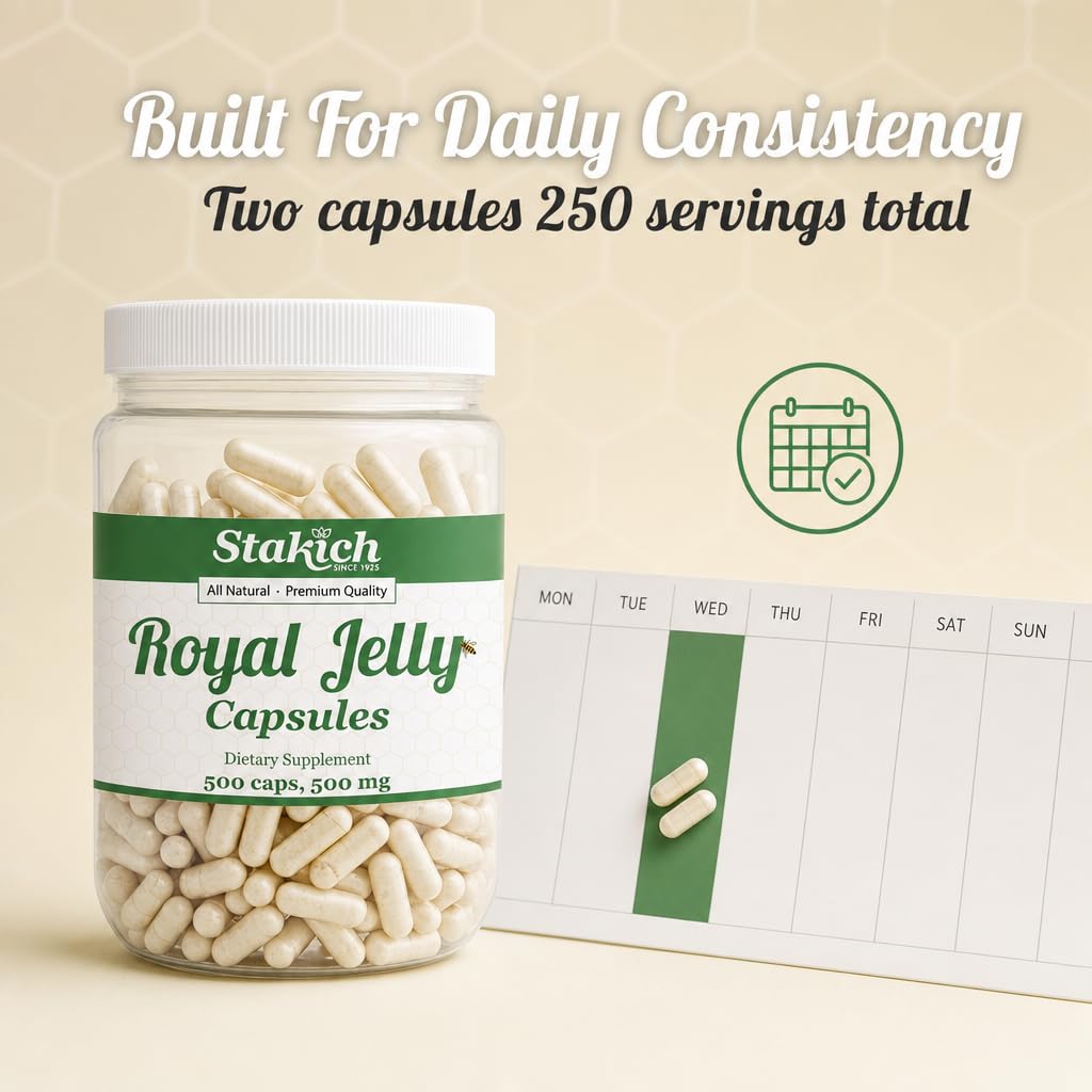 Stakich multivitamin for men with Royal Jelly