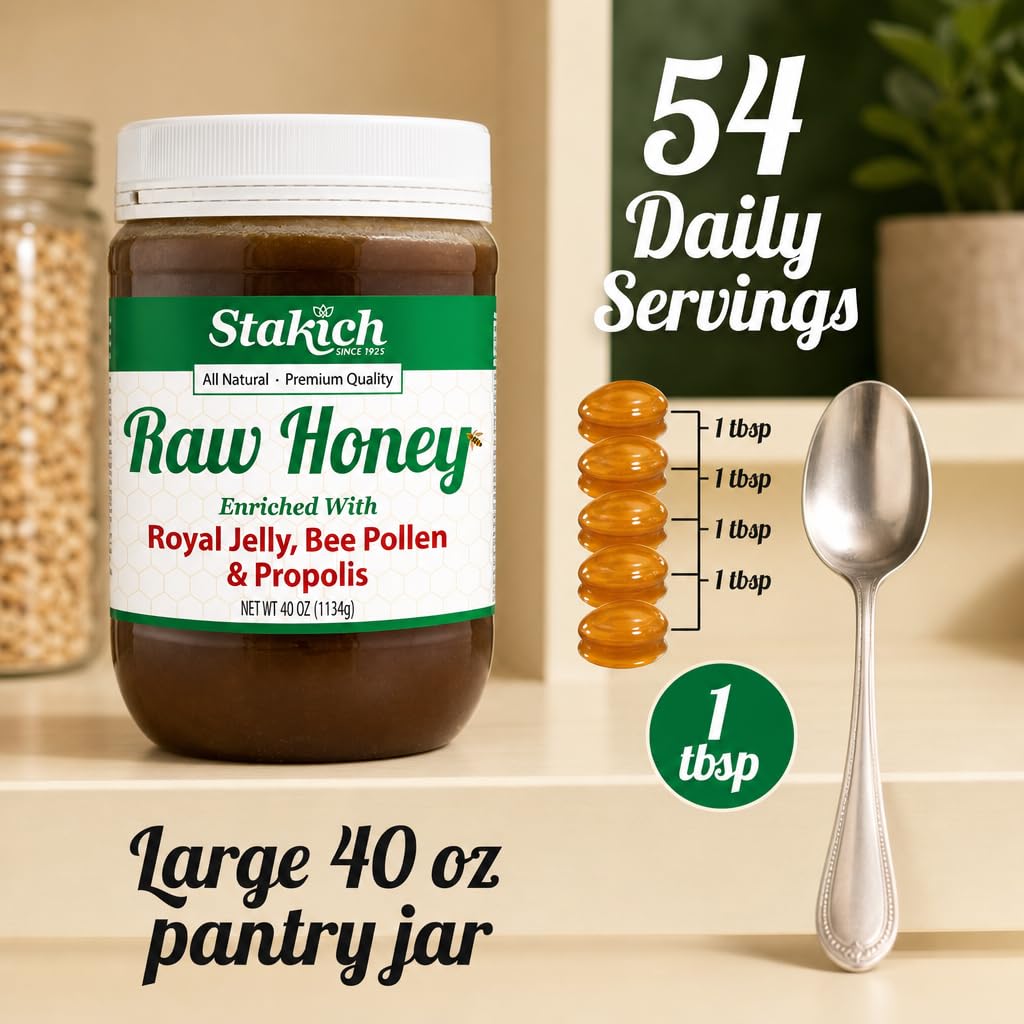 Stakich raw honey immune support