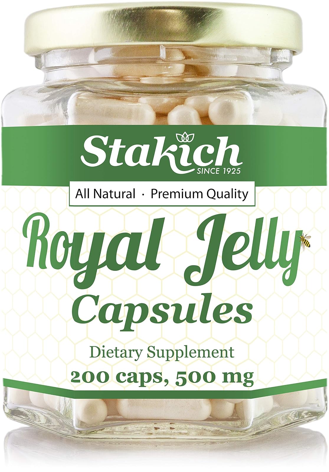 Stakich Royal Jelly 500 mg capsules