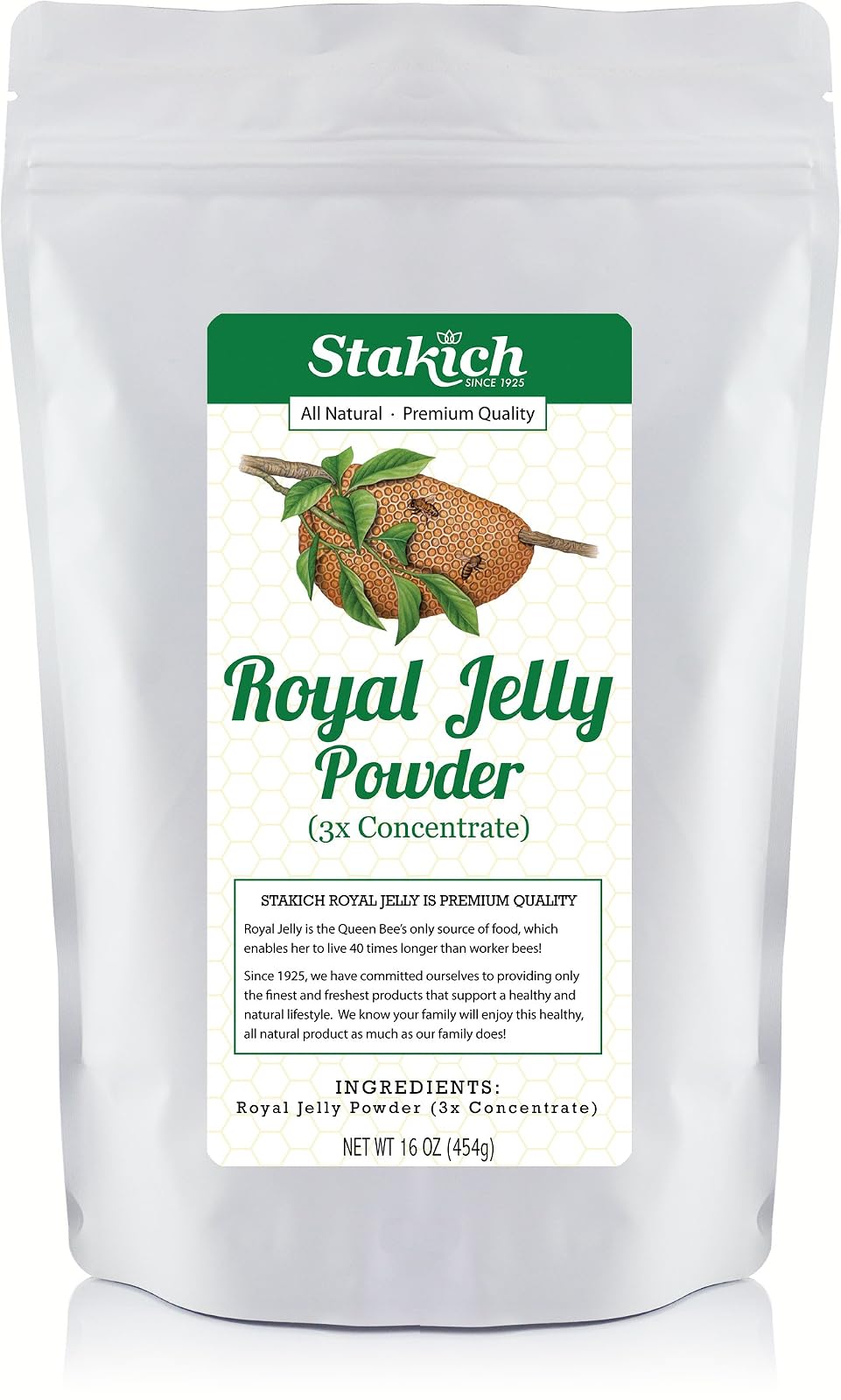 Stakich royal jelly powder benefits
