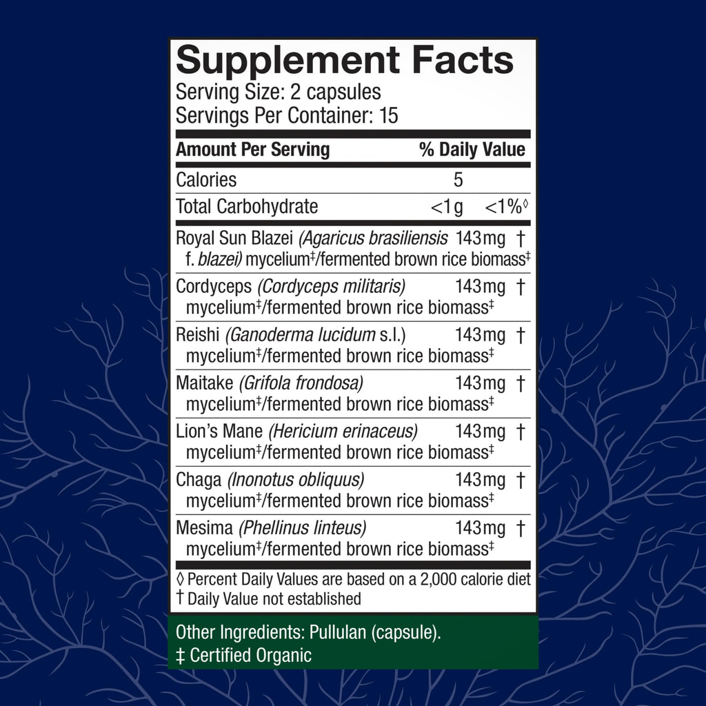 Stamets 7 mushrooms for wellness