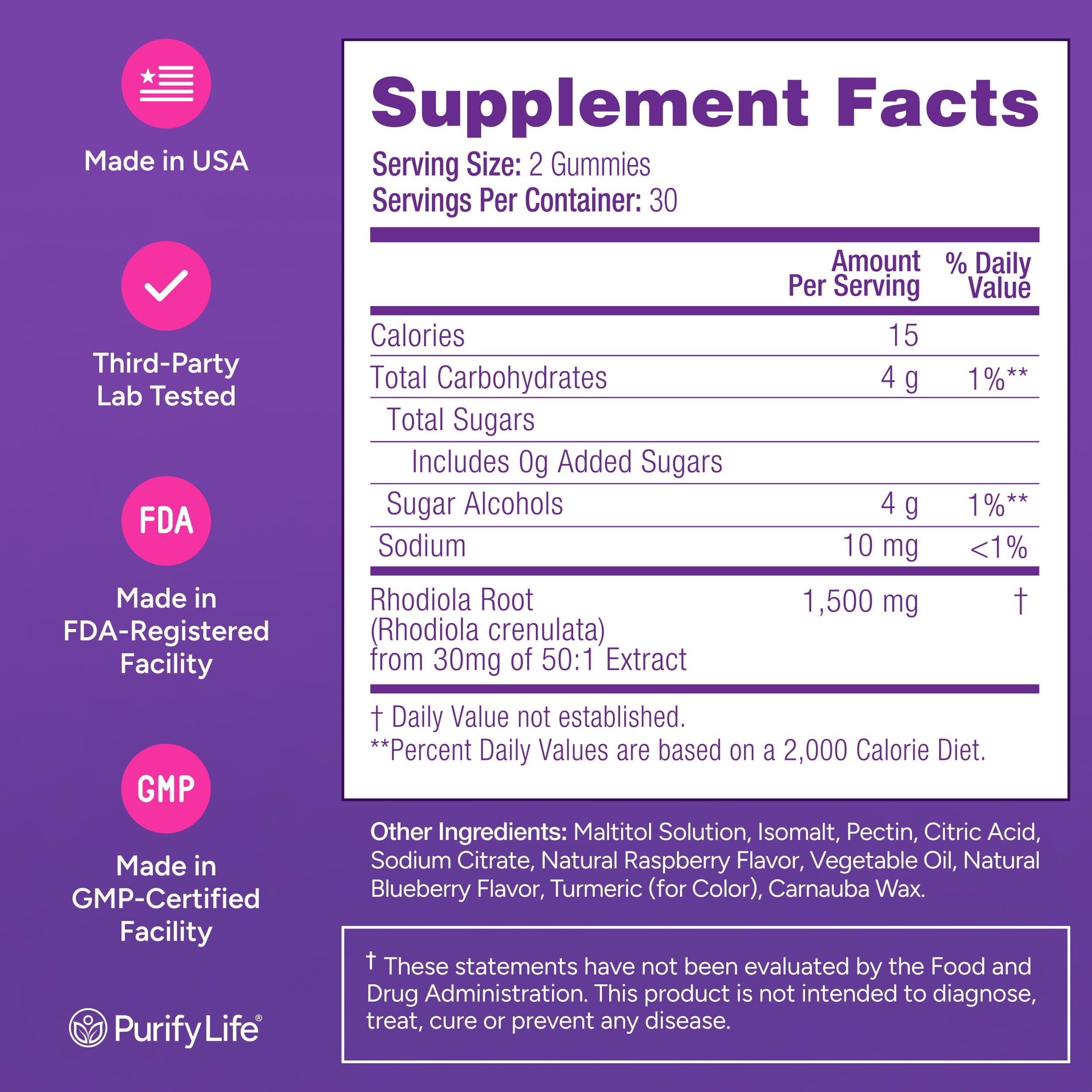 stamina-boosting rhodiola rosea chews
