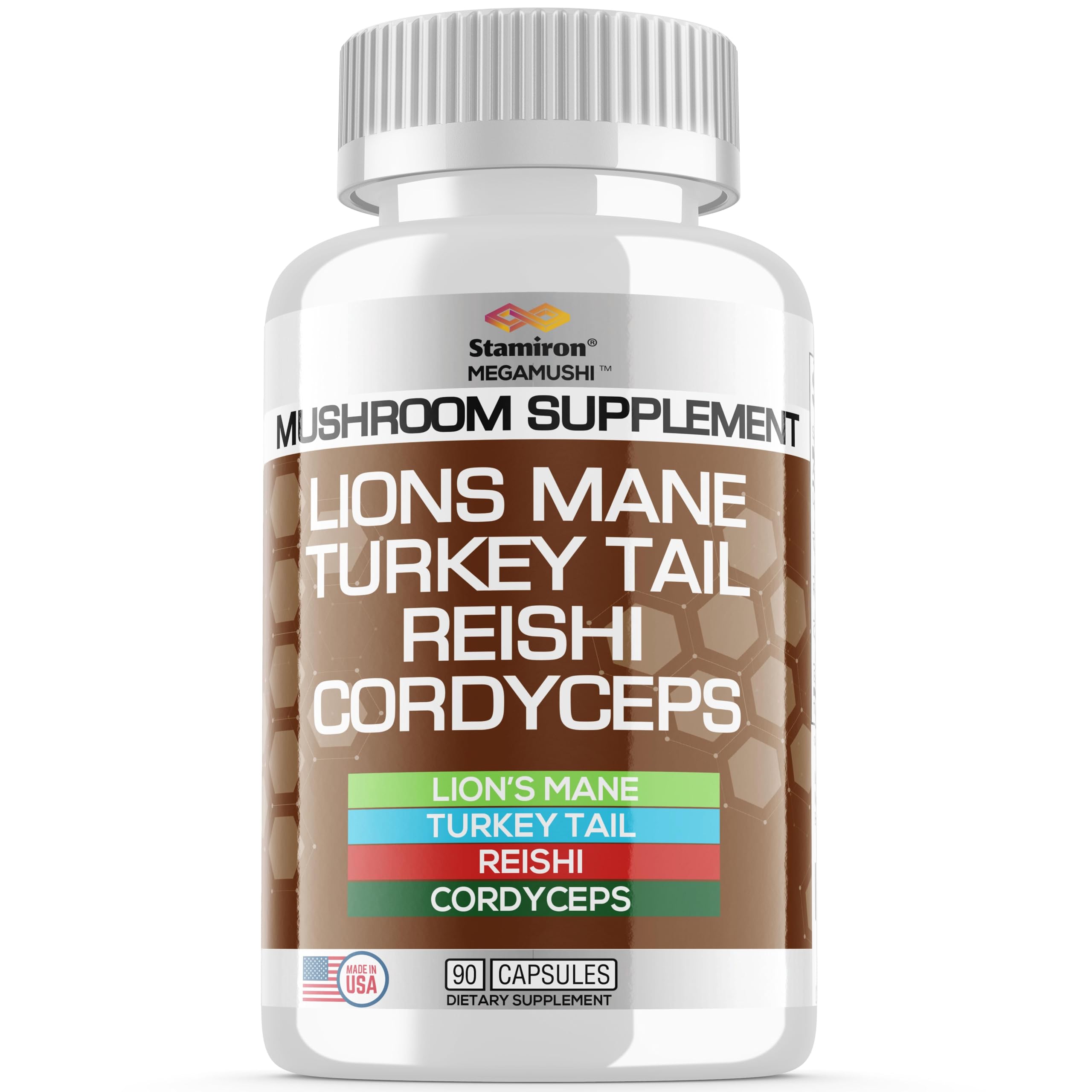 Stamiron Lions Mane mushroom supplement