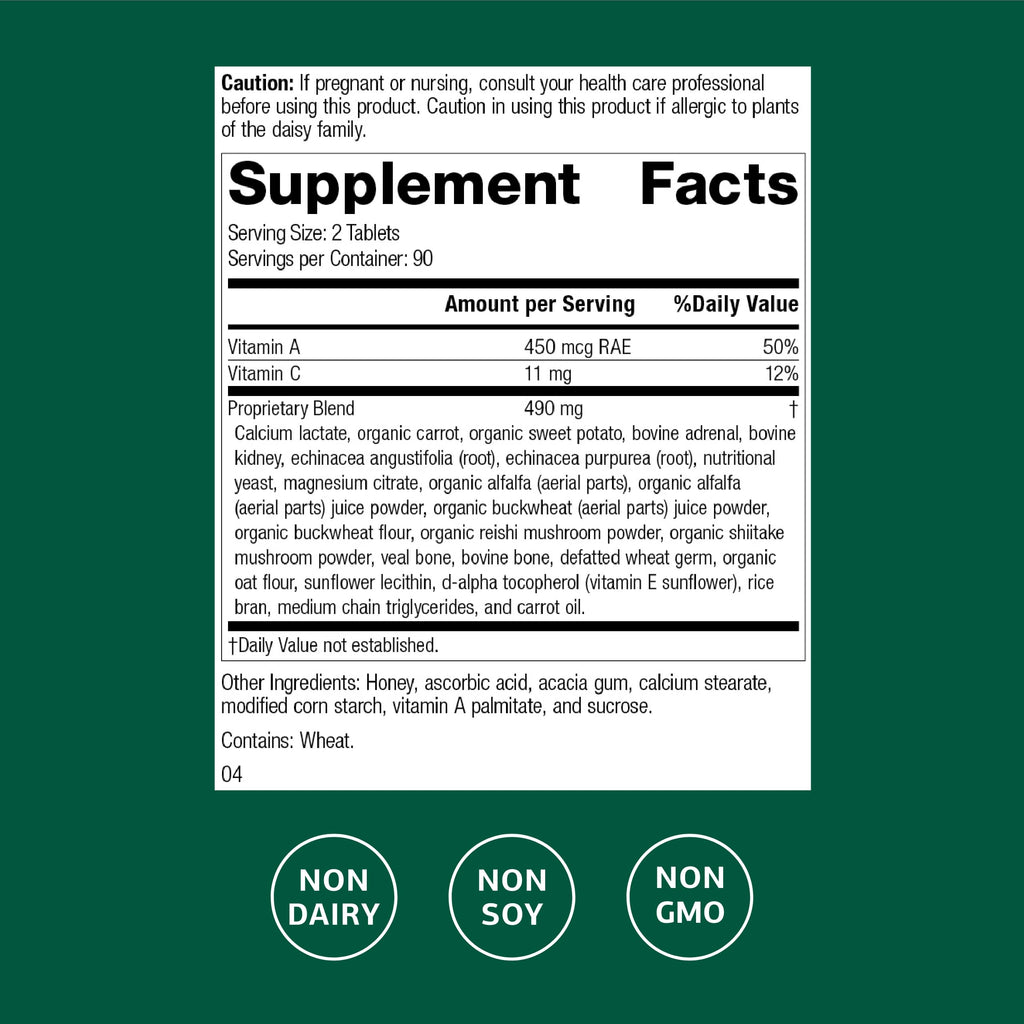 Standard Process blended supplements for health