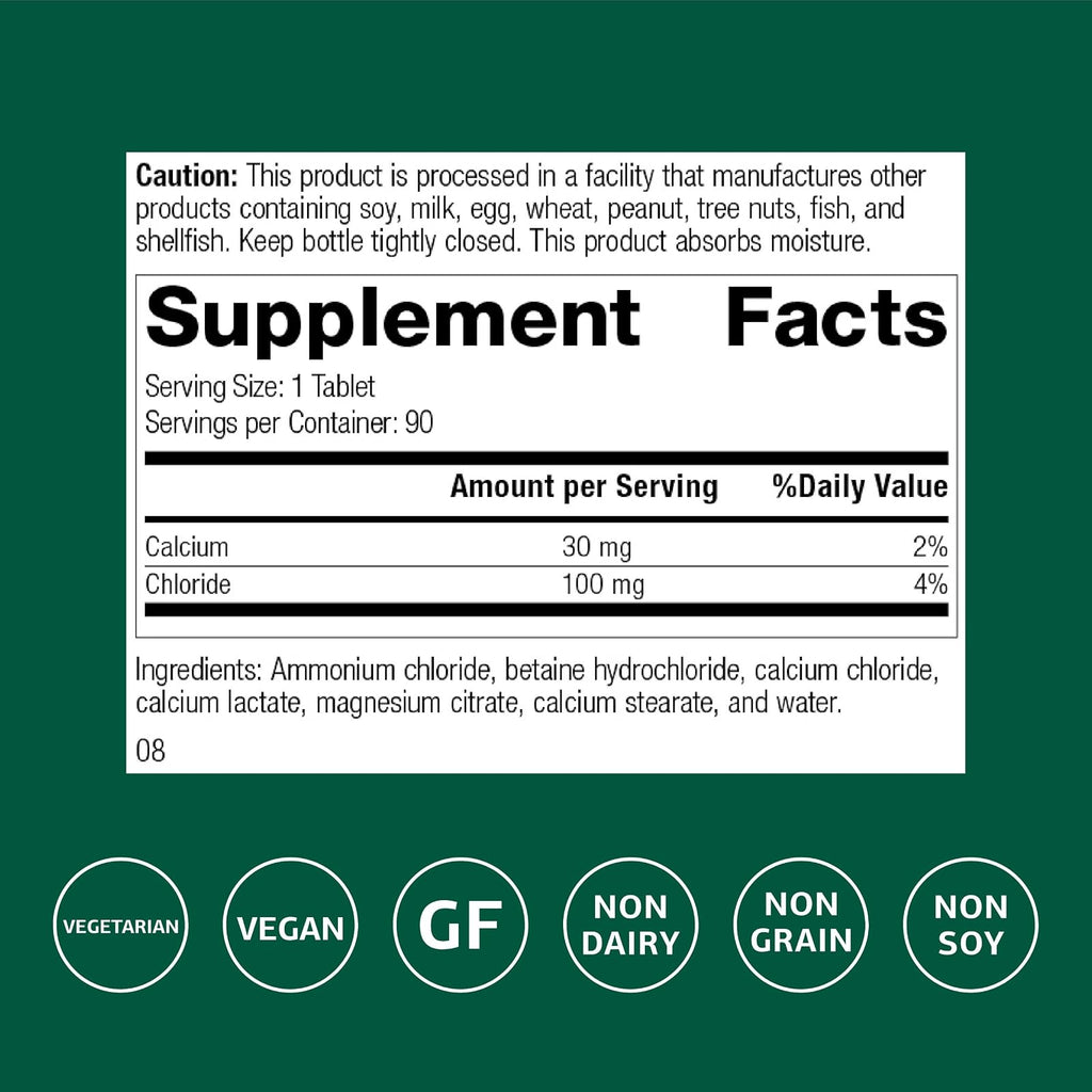 Standard Process calcium citrate tablets