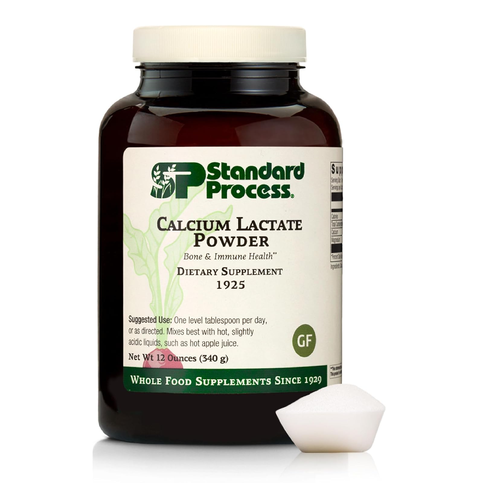 Standard Process calcium lactate powder supplement