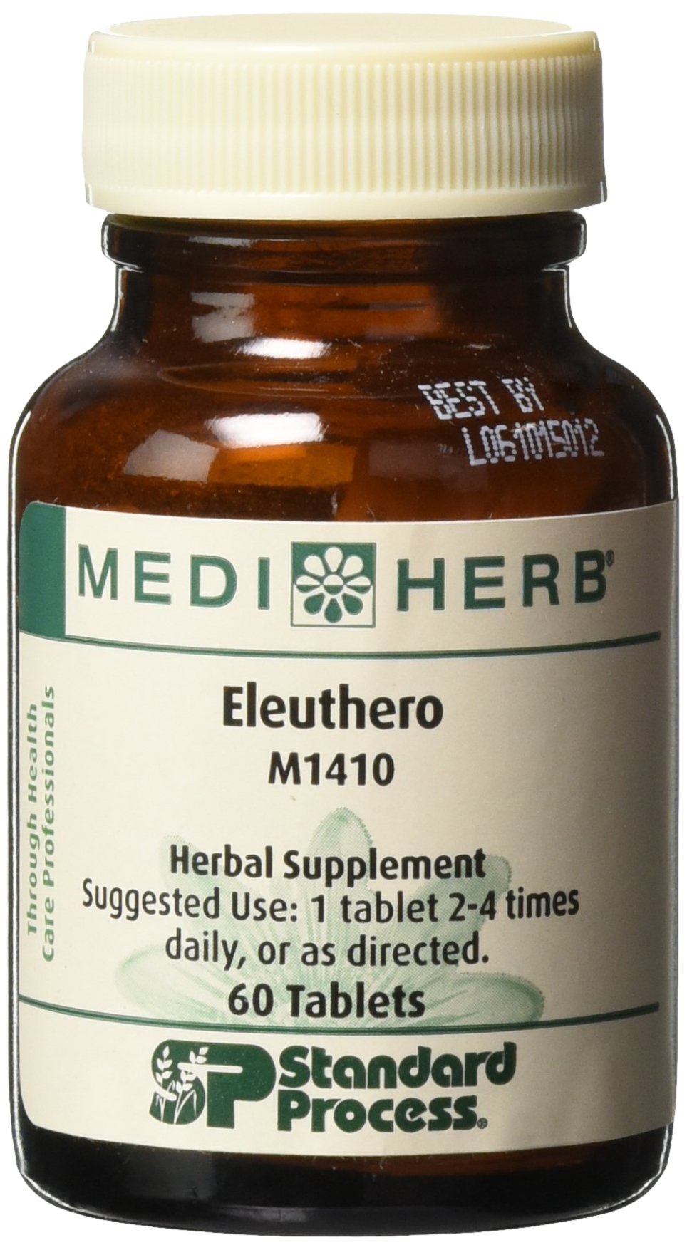 Standard Process Eleuthero 60 Tablets - Premium Blended Vitamin & Mineral Supplements - 1