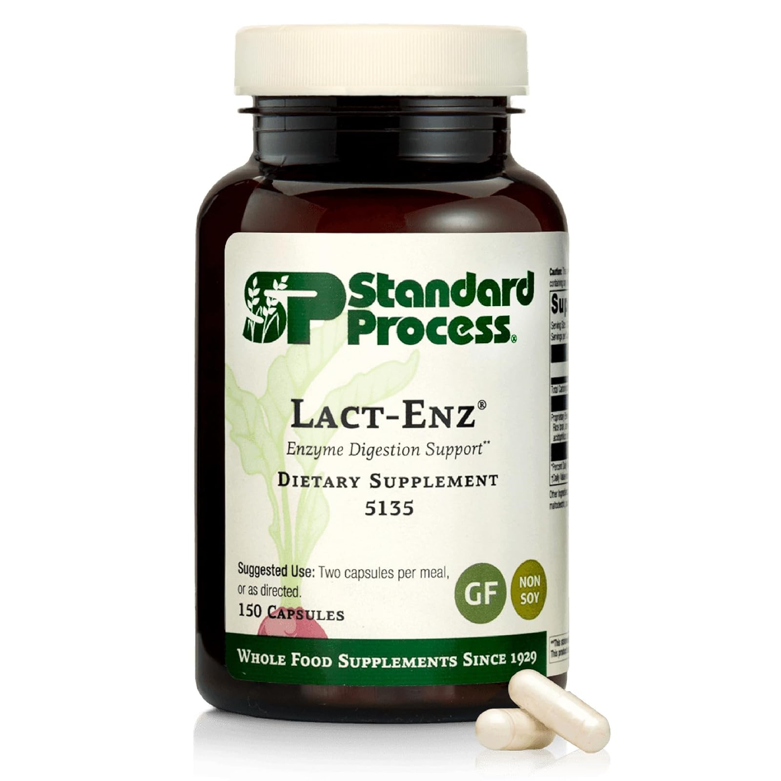Standard Process Lact-ENZ digestive enzymes support