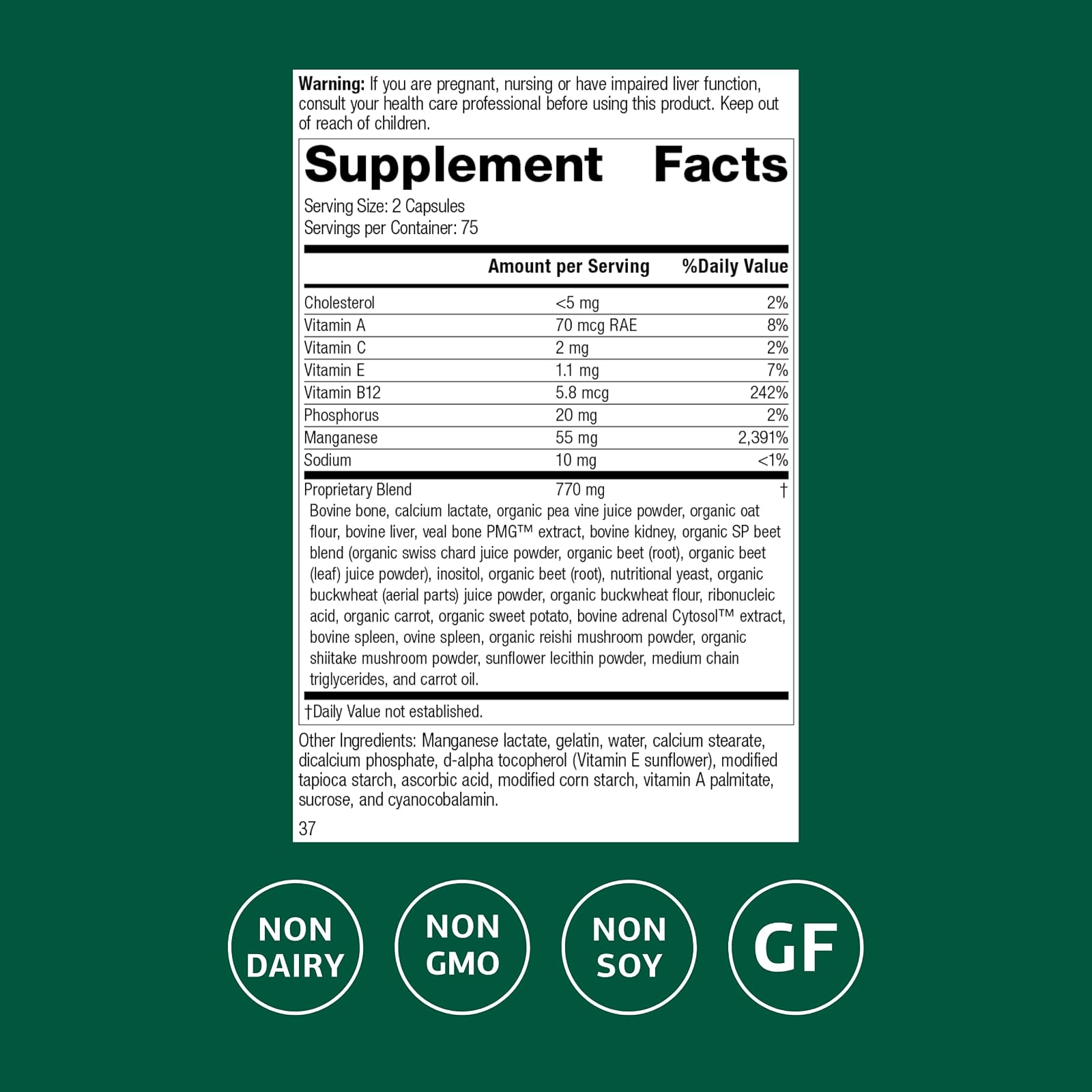 Standard Process Ligaplex I capsules