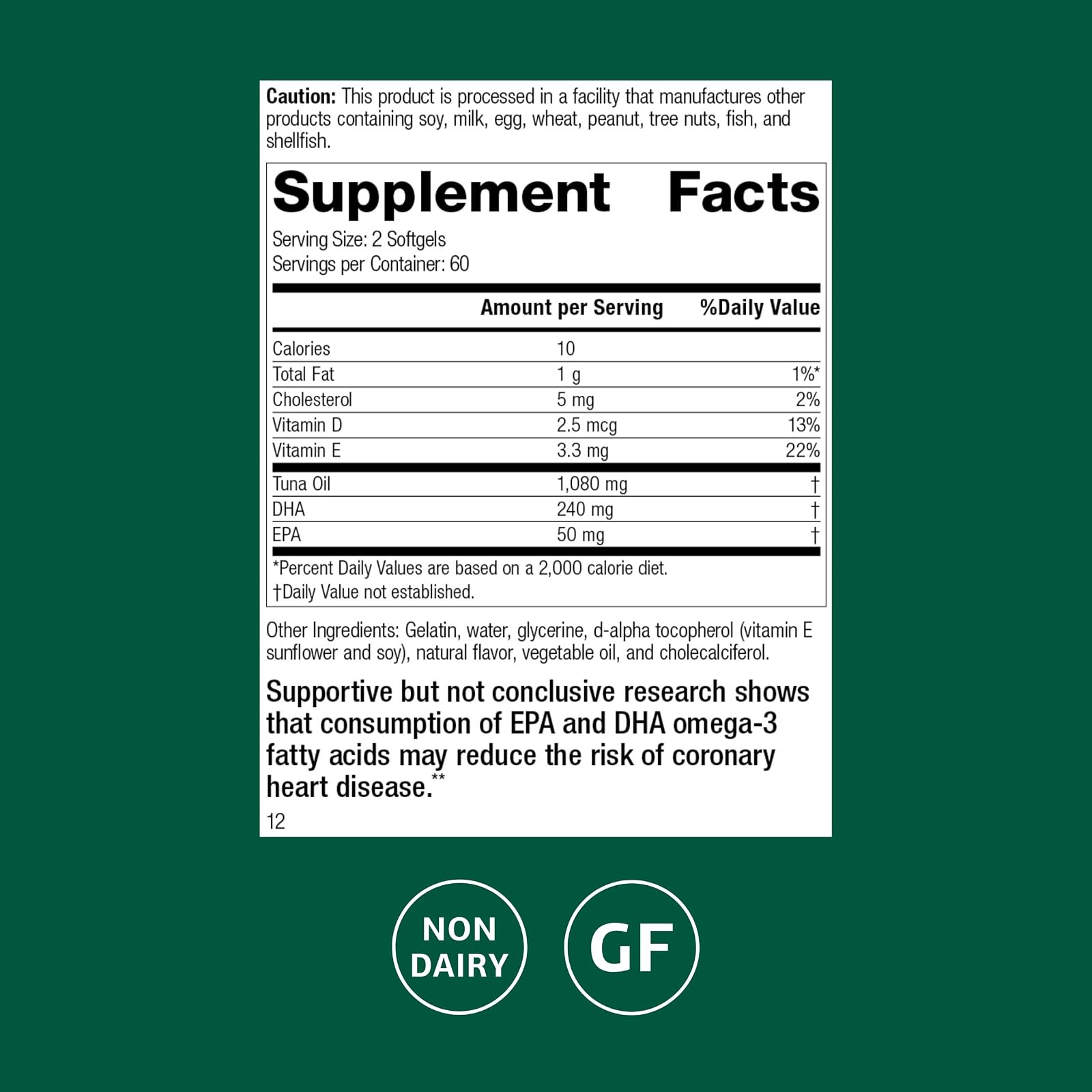 Standard Process tuna omega 3 benefits