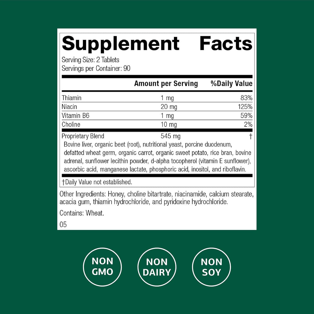 Standard Process vitamin b complex tablets