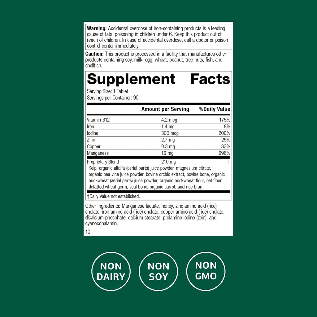 Standard Process vitamin B complex tablets