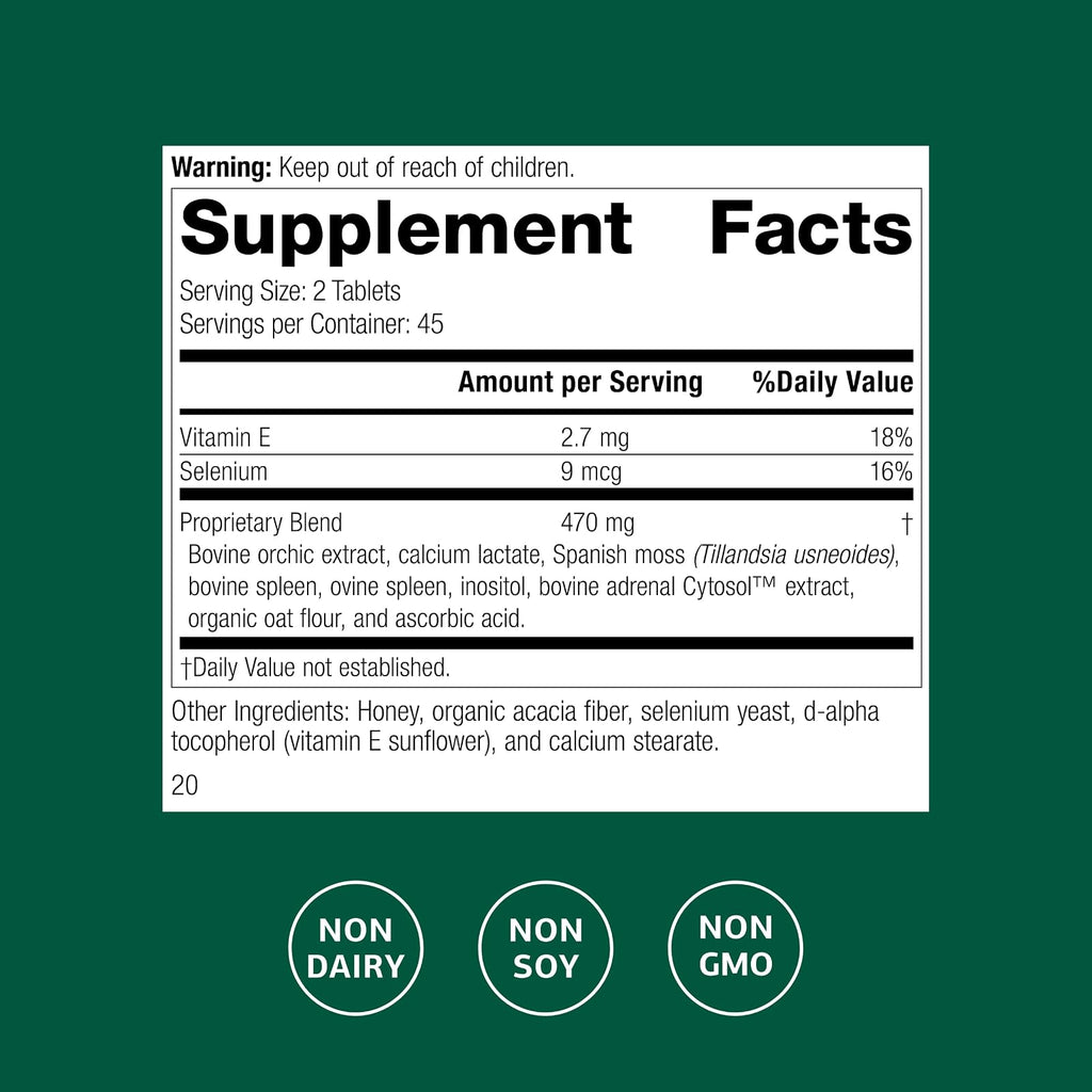 Standard Process vitamin E supplement