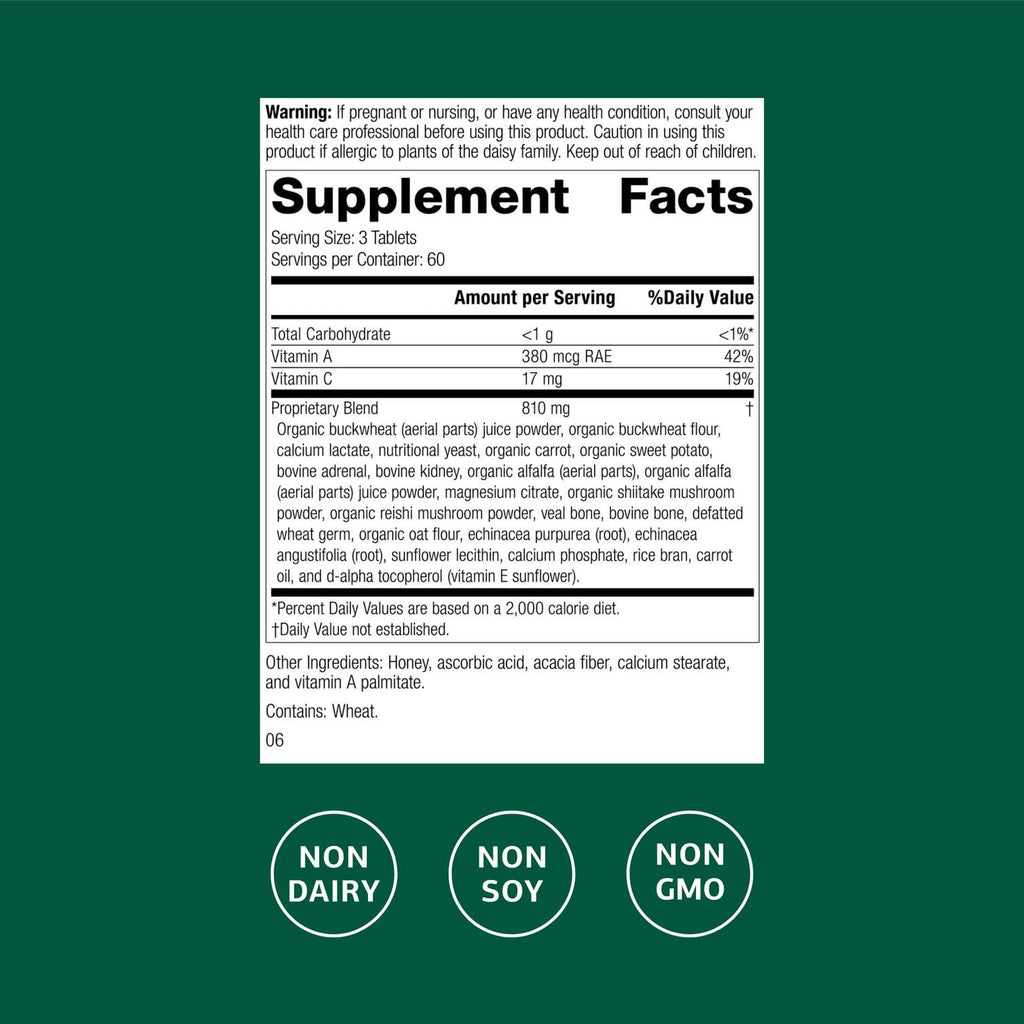 Standard Process vitamin supplement for overall wellness