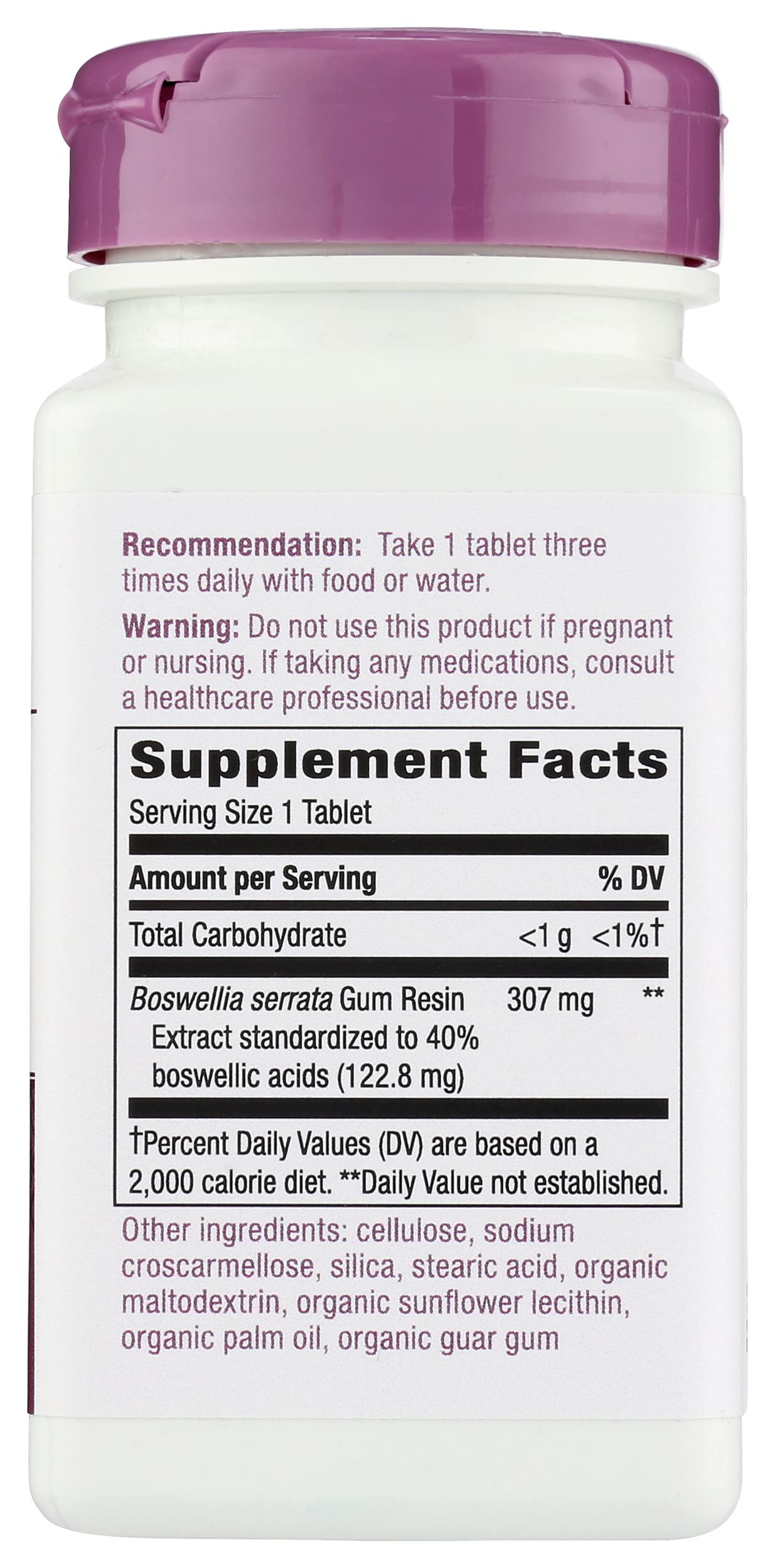 standardized Boswellia for optimal health