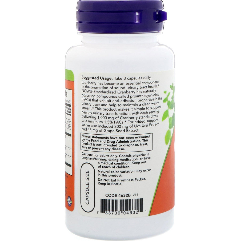 standardized cranberry extract for antioxidant support