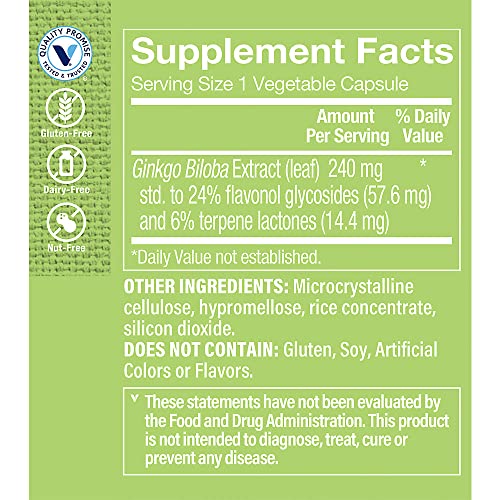 standardized ginkgo biloba extract advantages