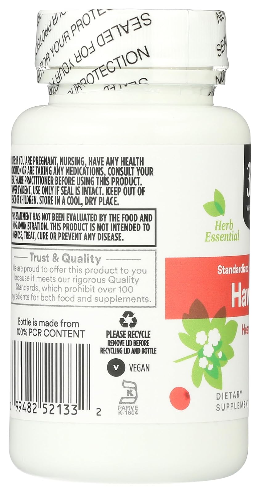 Standardized hawthorn extract for wellness