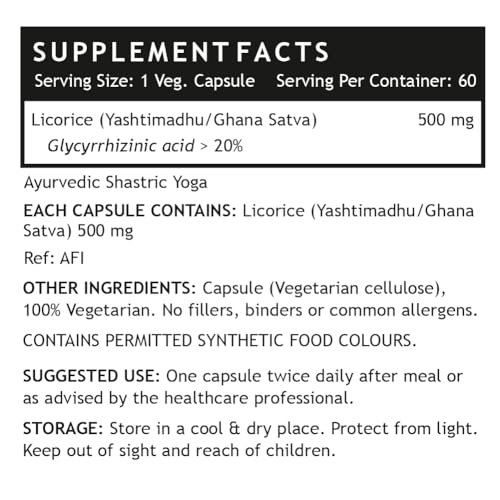 standardized licorice root capsules