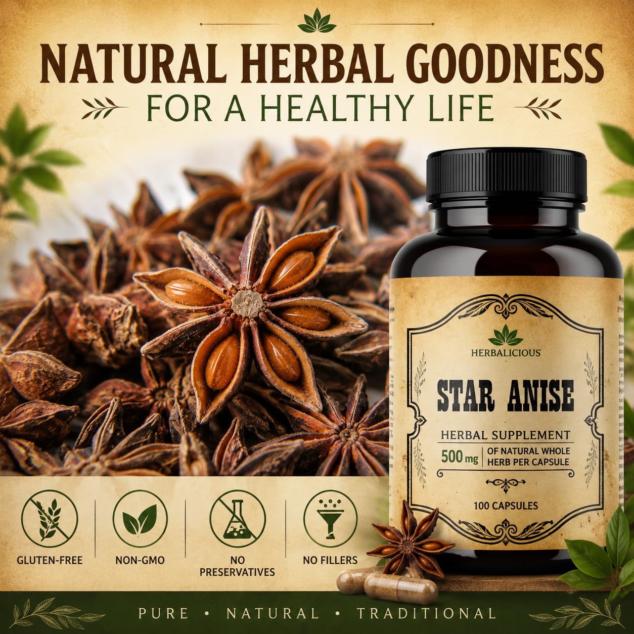 star anise supplement for digestive support