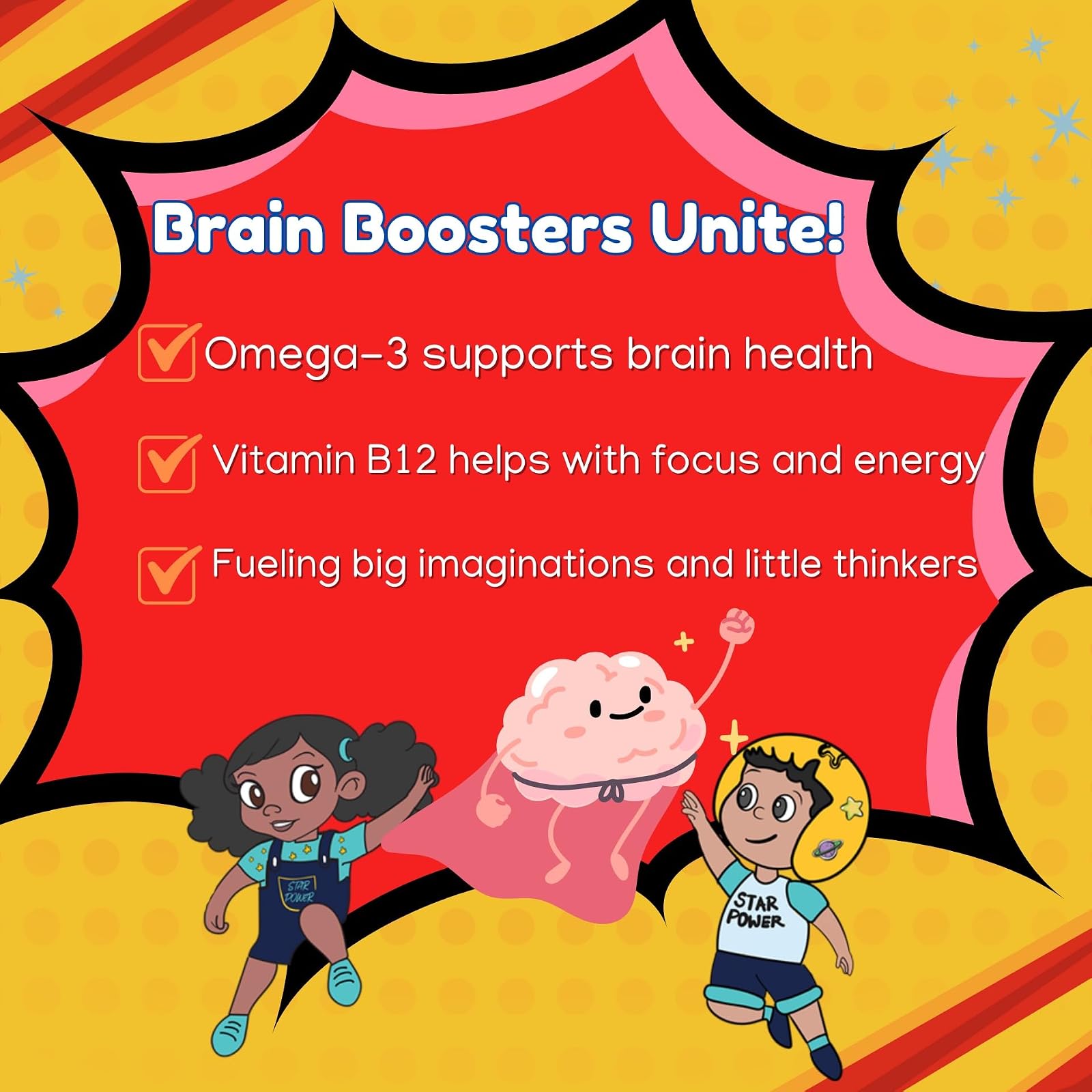 star-shaped multivitamins for kids
