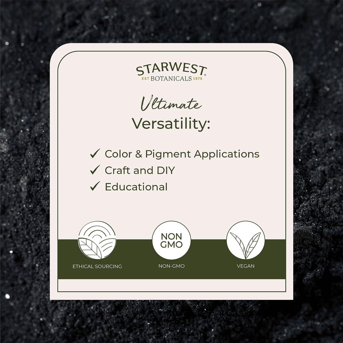 Starwest activated charcoal for skin health
